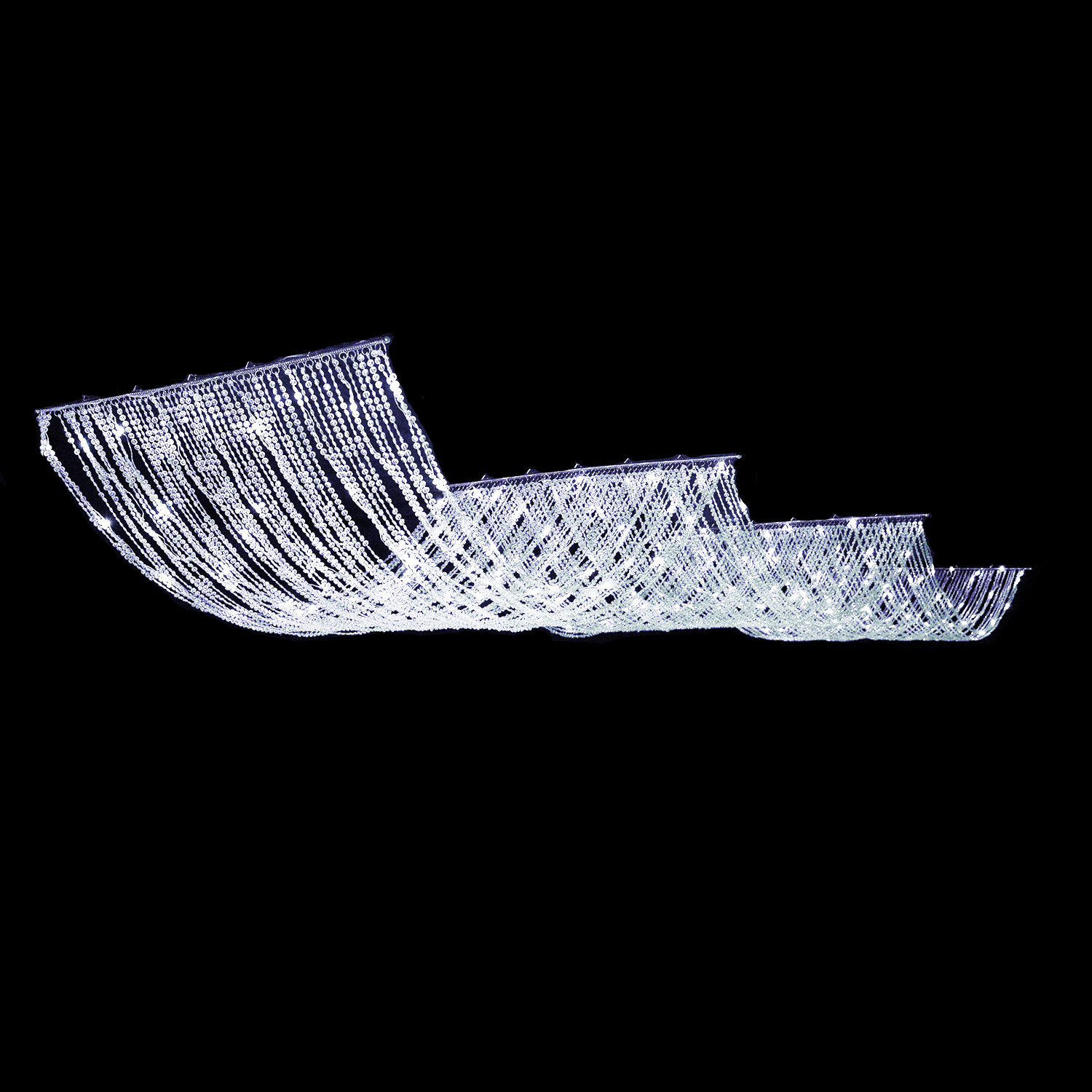 15ft. Crystal Ceiling Draping Panel - 3ft wide