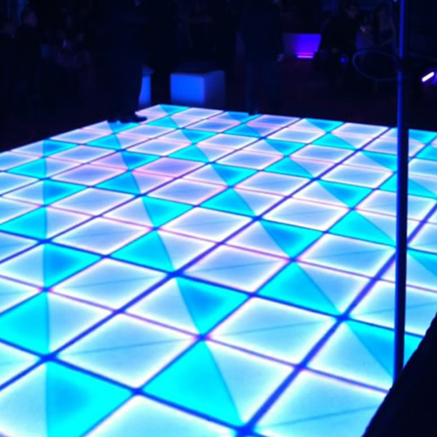 LED DMX Dance Floor - Improved! 13.2ft x 13.2ft
